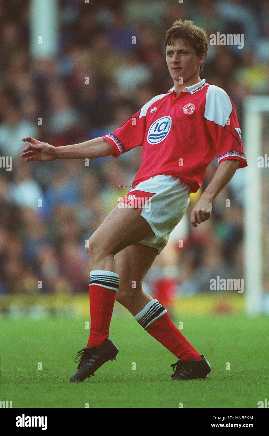 JIMMY PHILLIPS MIDDLESBROUGH FC 28 October 1992 Stock Photo - Alamy