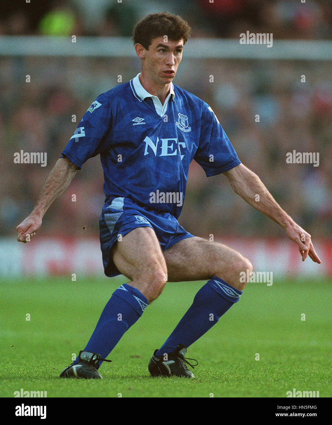 MARTIN KEOWN EVERTON FC 28 October 1992 Stock Photo - Alamy