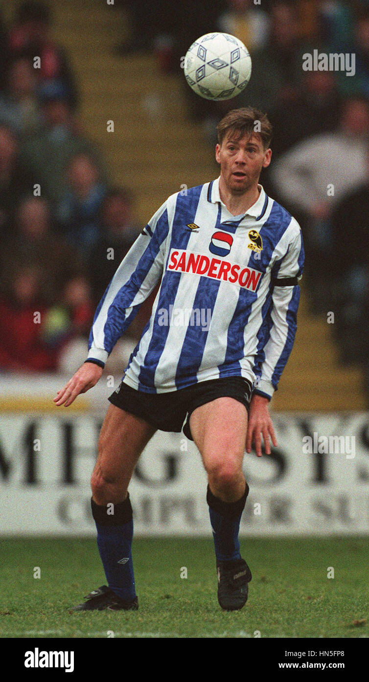 CHRIS WADDLE SHEFFIELD WEDNESDAY FC 09 November 1992 Stock Photo - Alamy