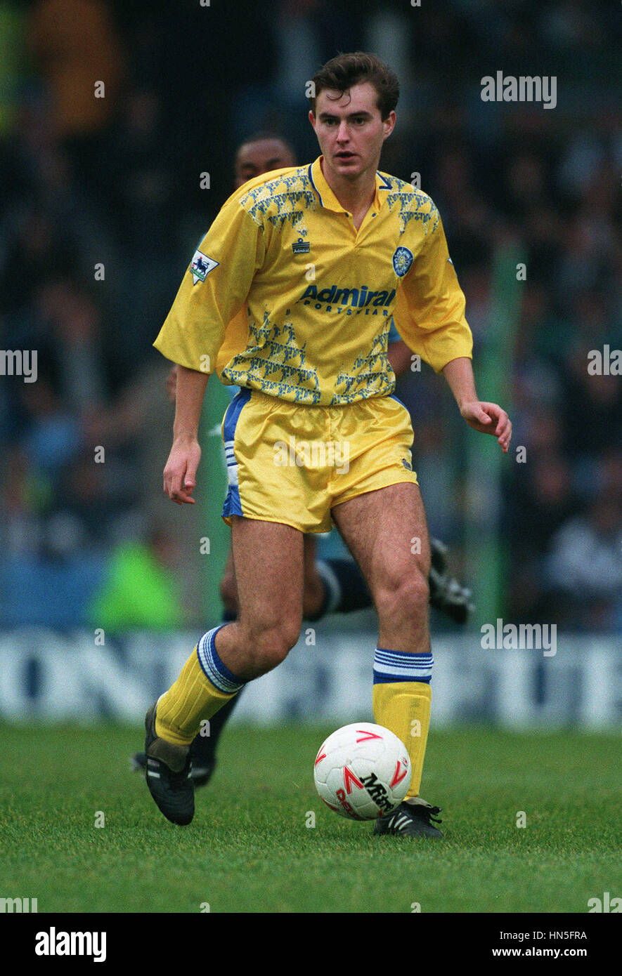 DAVID WETHERALL LEEDS UNITED FC 10 November 1992 Stock Photo - Alamy