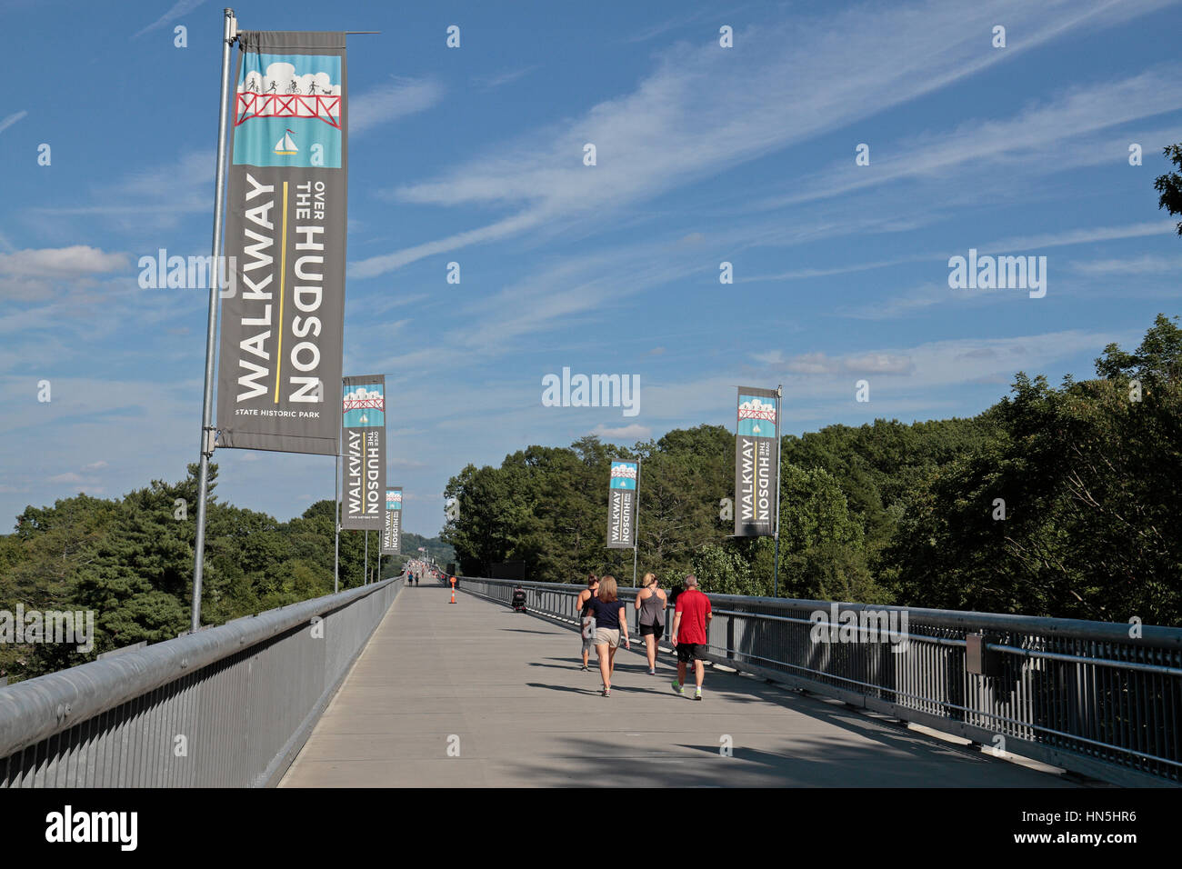 Pedestrian walkway over river hi-res stock photography and images - Alamy
