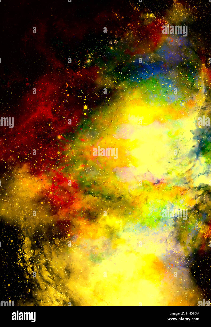 Cosmic space and stars, color cosmic abstract background Stock Photo ...