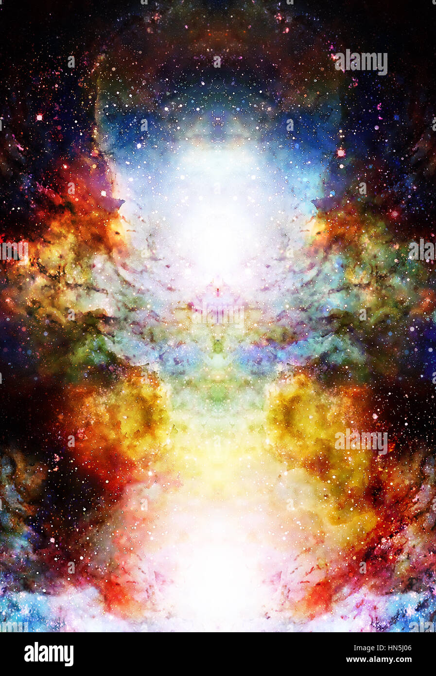 Cosmic space and stars, color cosmic abstract background Stock Photo ...