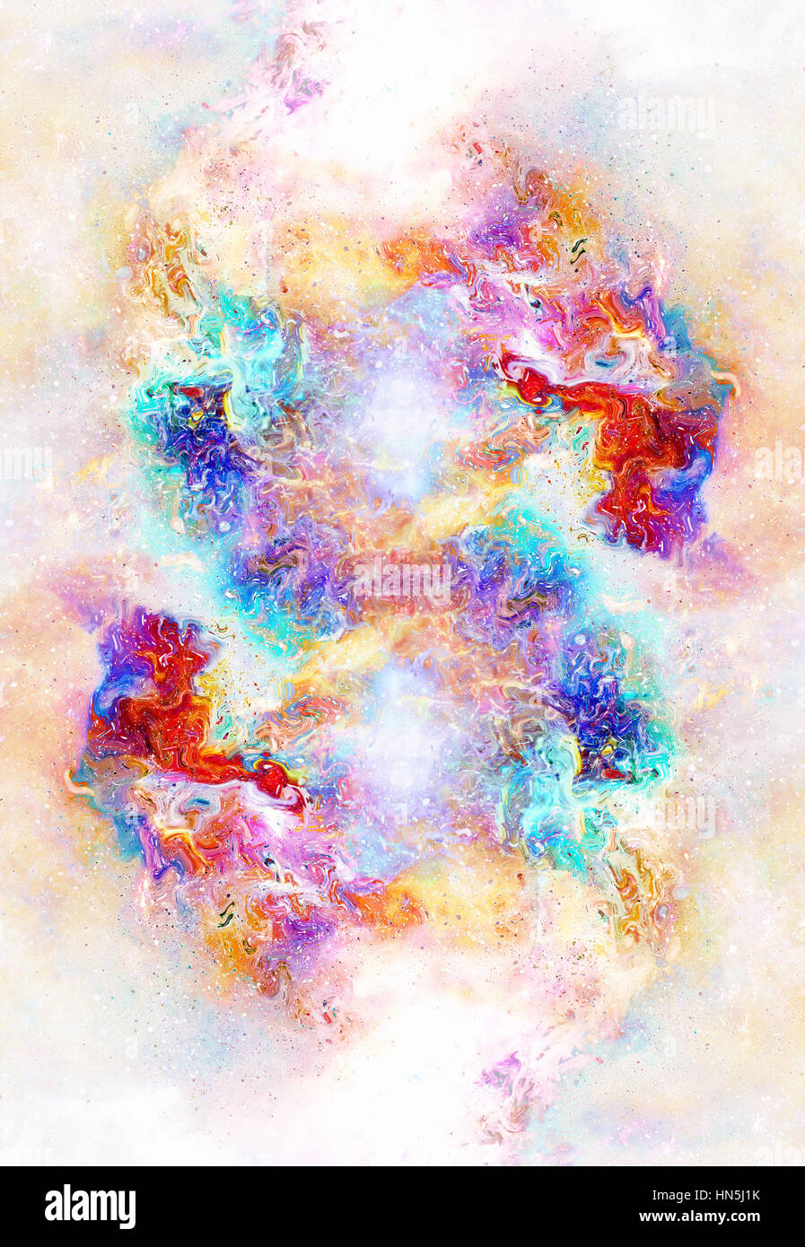 Cosmic space and stars, color cosmic abstract background Stock Photo ...