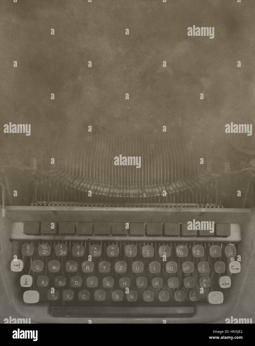 Damaged typewriter hi-res stock photography and images - Alamy