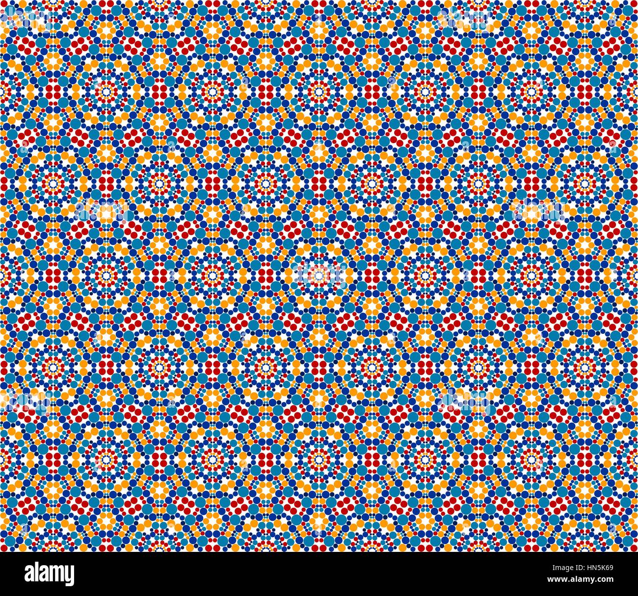 Intricate repeating matrix pattern of circles - seamless editable ...
