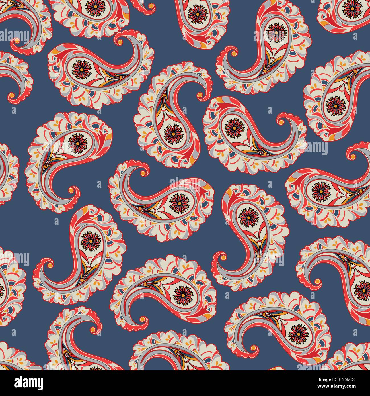 Flourish tiled pattern. Abstract floral geometric seamless oriental ...