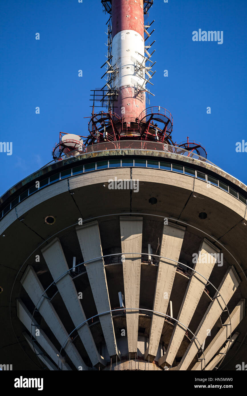 Tallinn TV tower, view in detail Stock Photo - Alamy