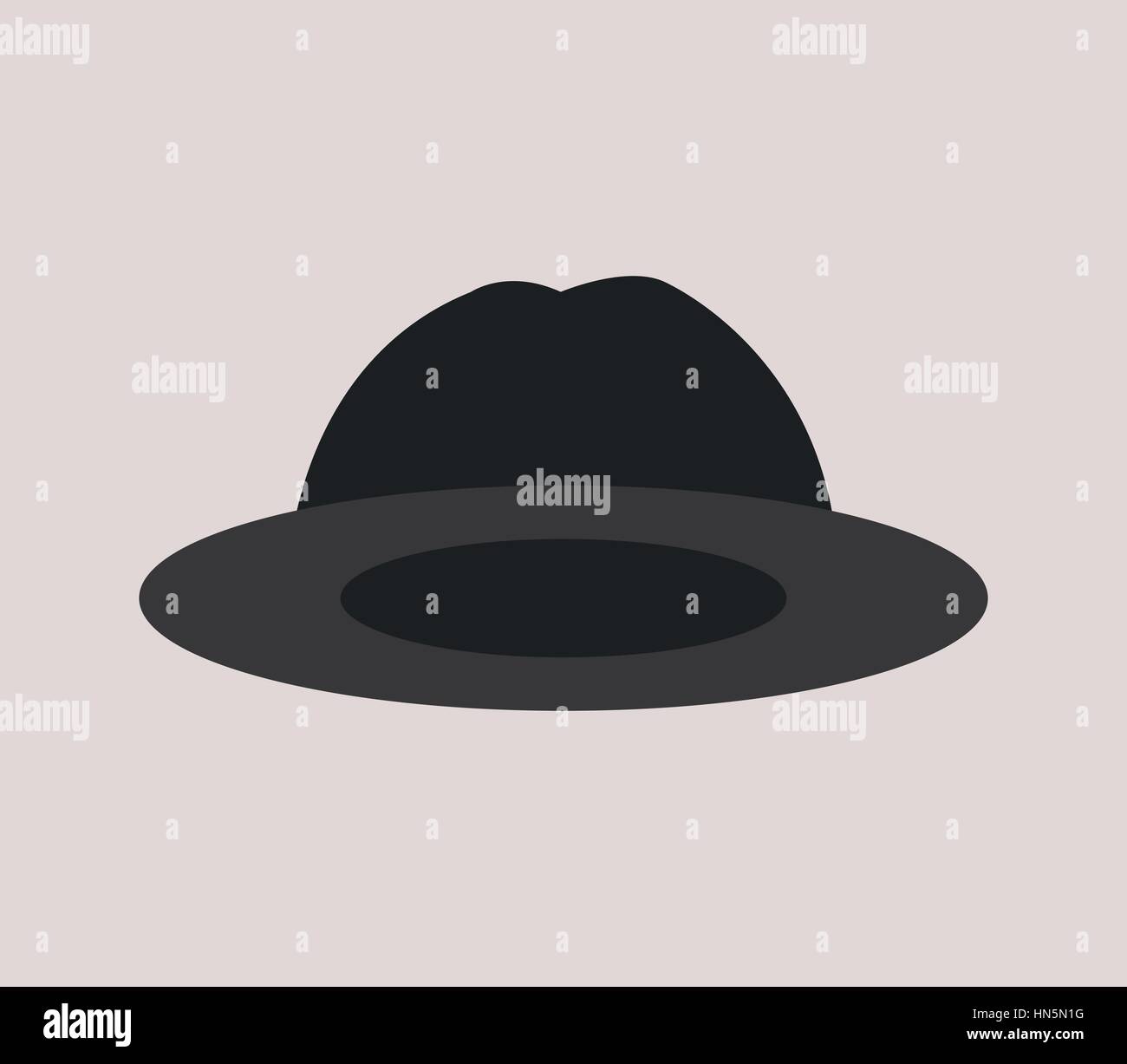 hat icon illustrated in vector on white background Stock Vector Image ...