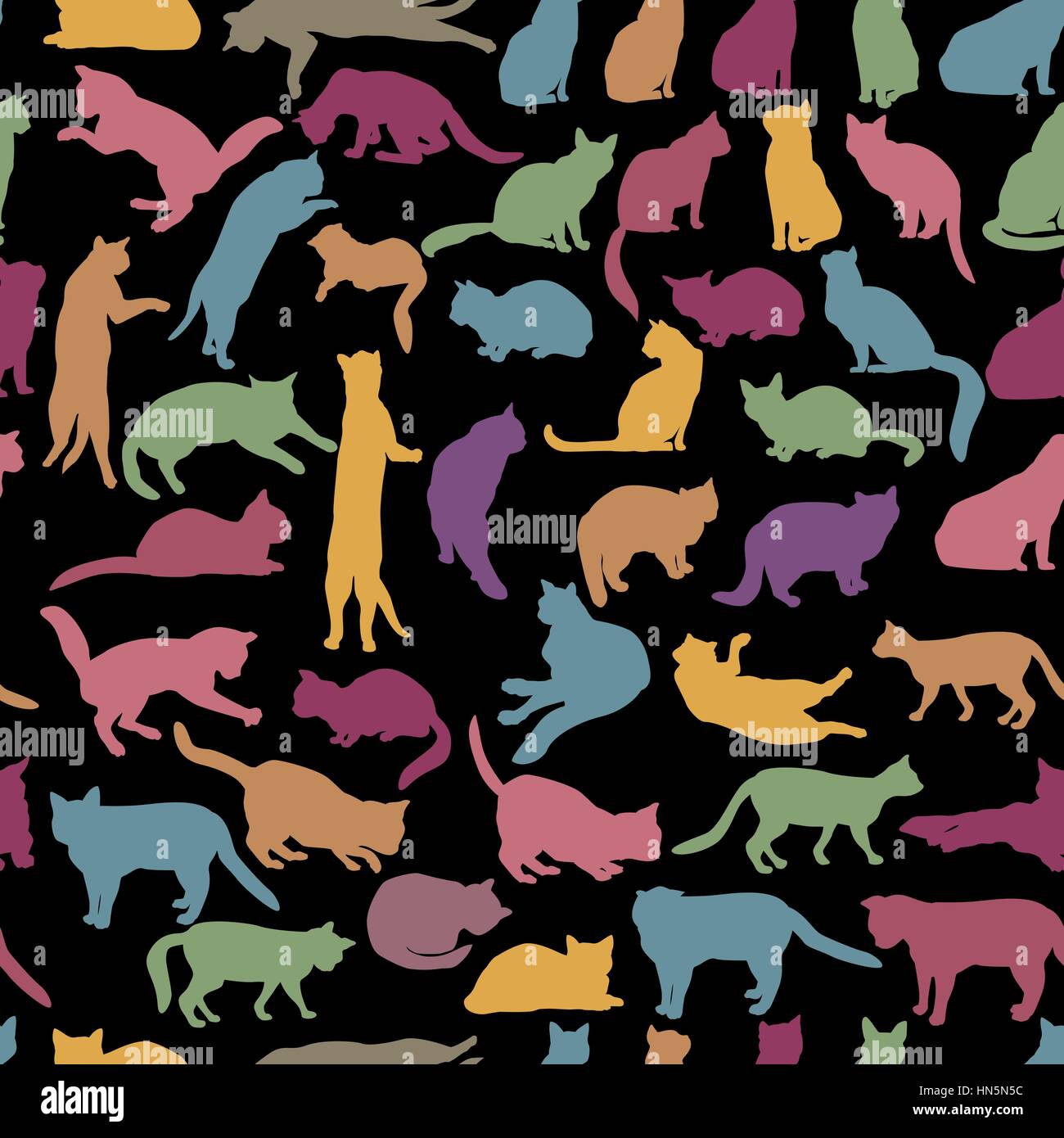 Cat sleeping silhouette hi-res stock photography and images - Alamy