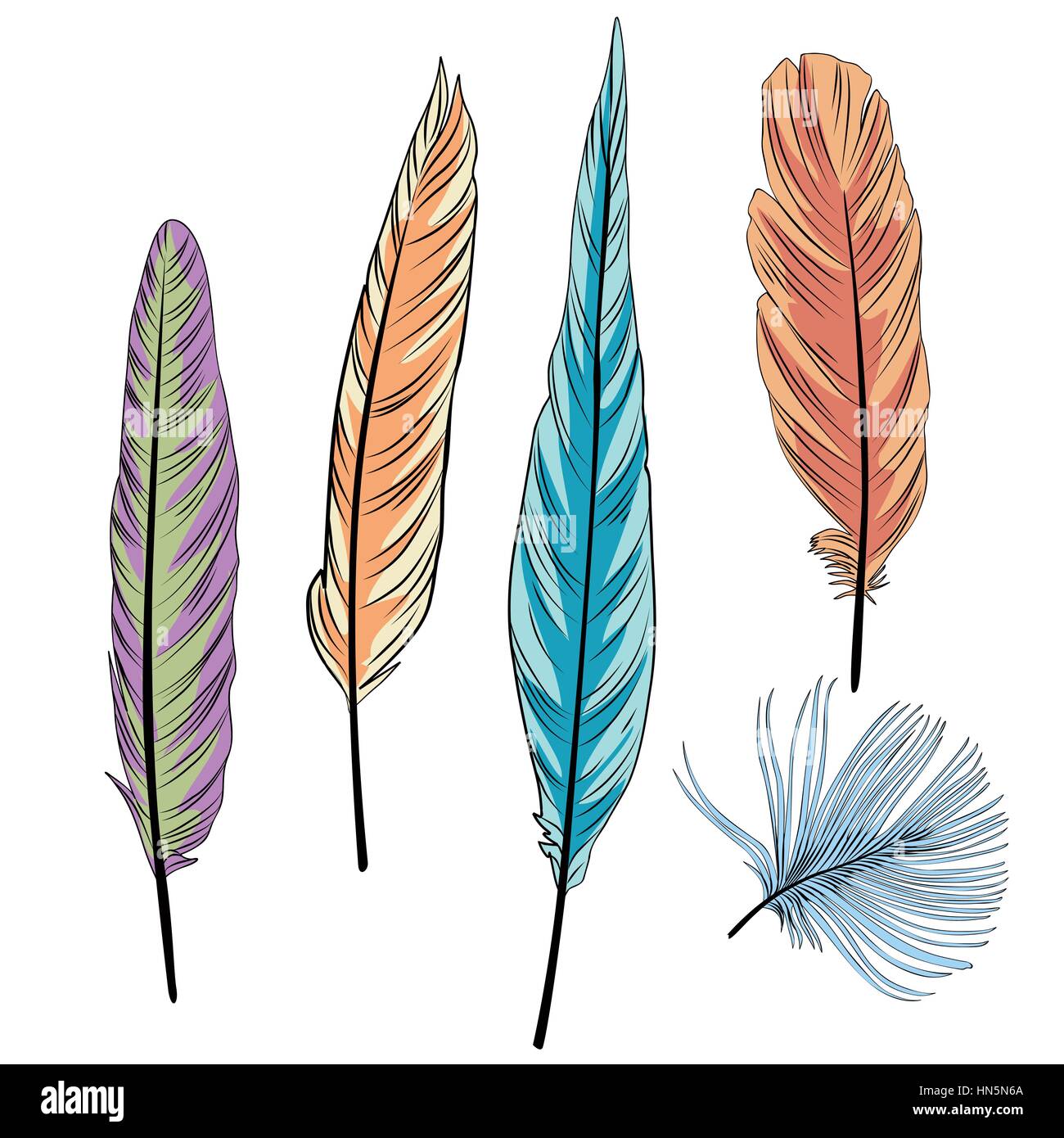Floral set flying bird Stock Vector Images - Alamy