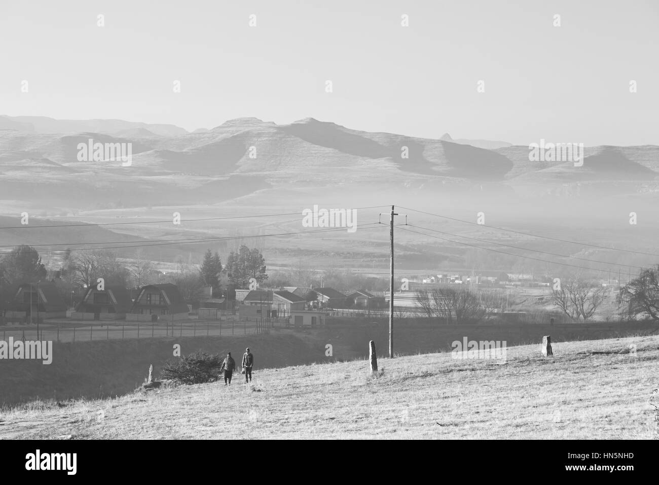 In quiet street near Black and White Stock Photos & Images - Alamy