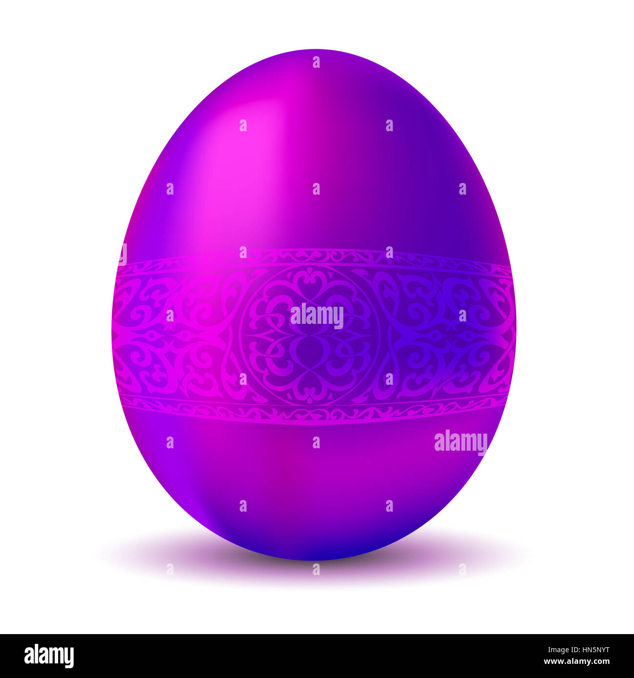 Luxurious metallic purple Easter egg Stock Photo - Alamy