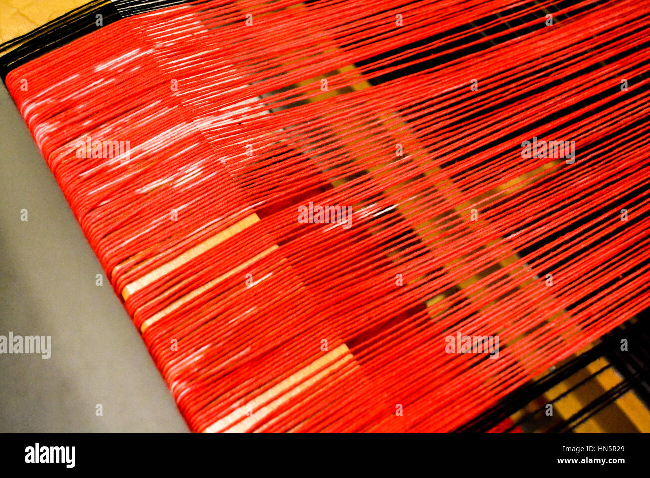 Floor loom hi-res stock photography and images - Alamy
