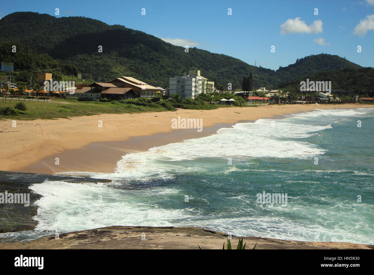 Beautiful Beach in Southern Brazil Stock Photo - Alamy