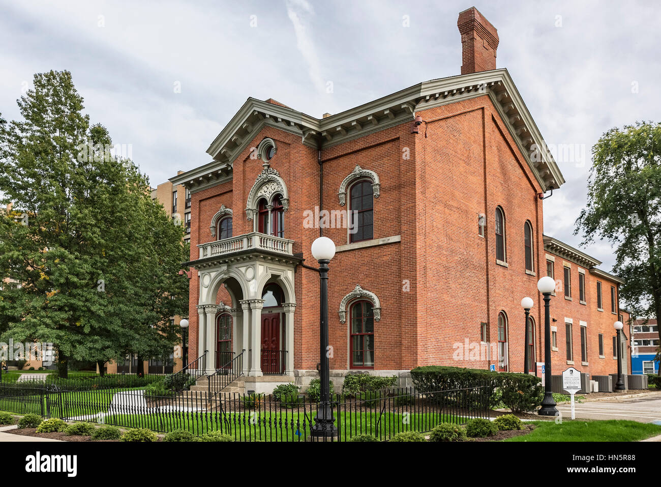 Historic Gideon Ball house, Erie, Pennsylvania, USA Stock Photo - Alamy