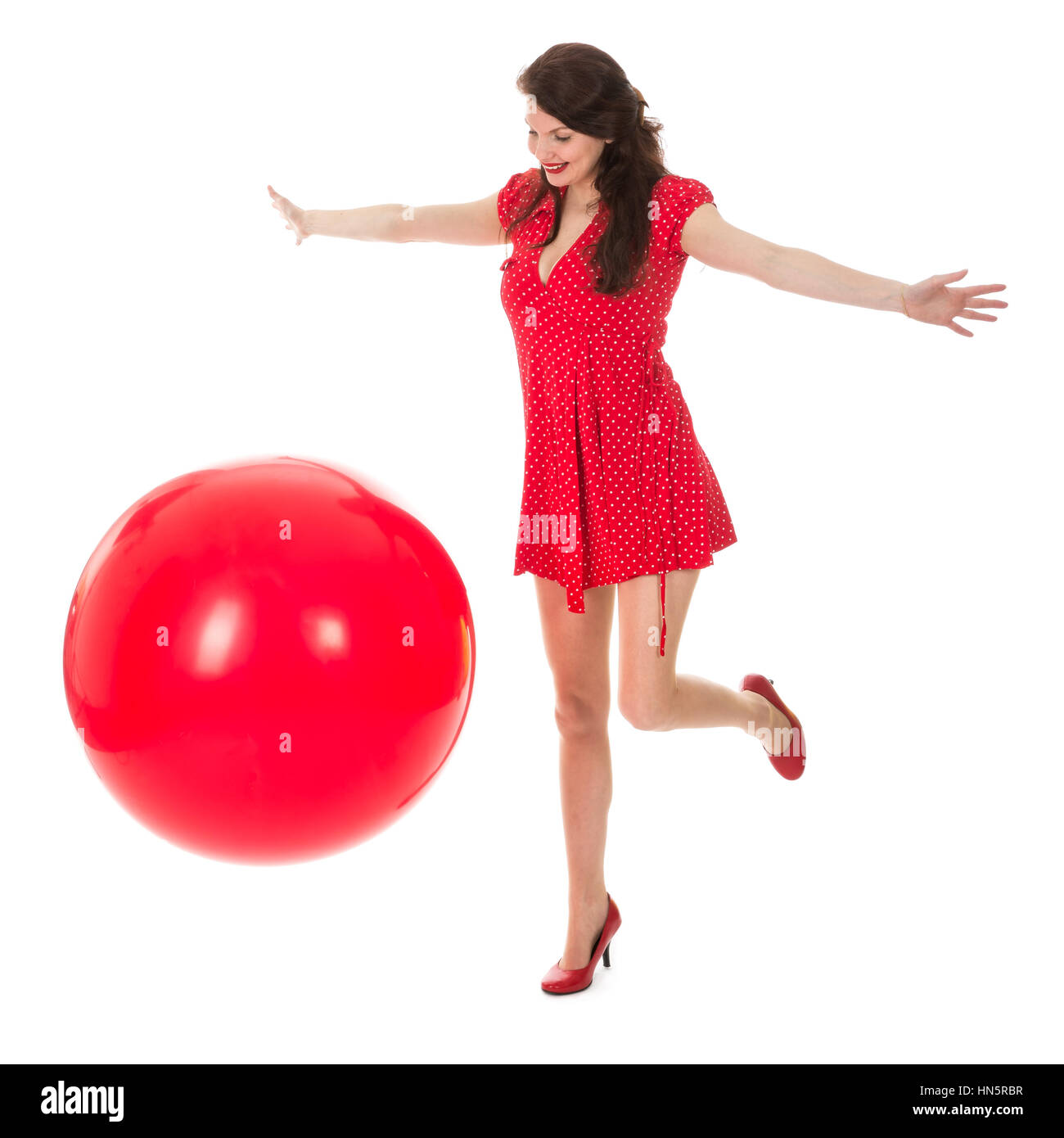 Big red balloon hi-res stock photography and images - Alamy