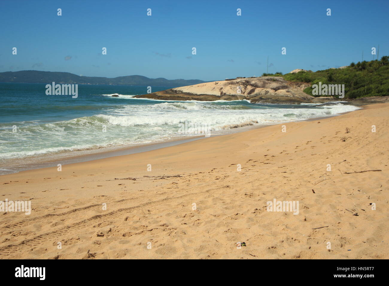 Beautiful Beach in Southern Brazil Stock Photo - Alamy