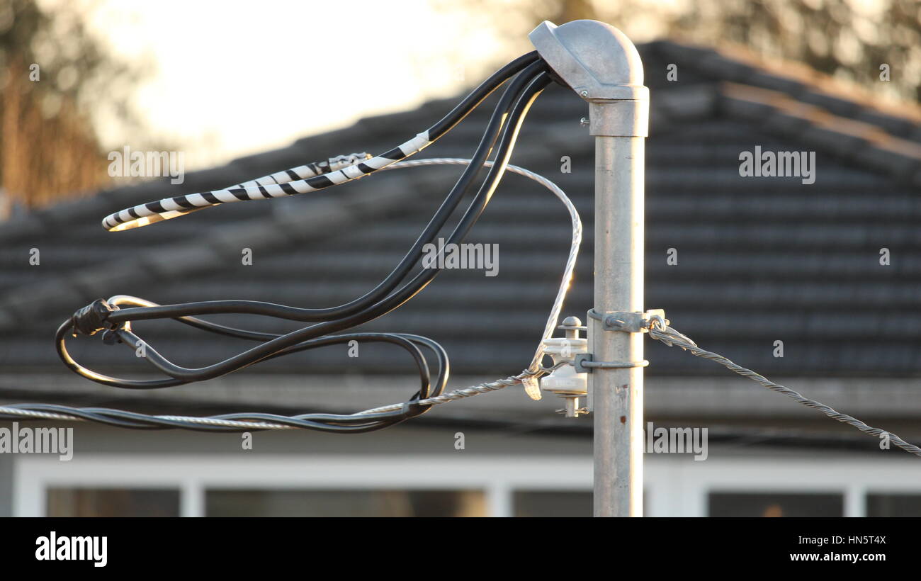 Telephone poles and wires hi-res stock photography and images - Alamy