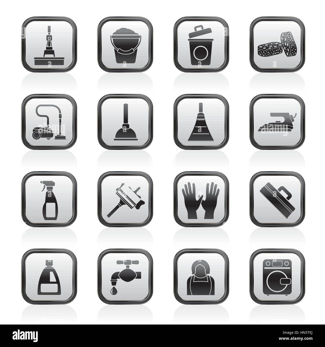 Cleaning and hygiene icons Stock Vector Image & Art - Alamy