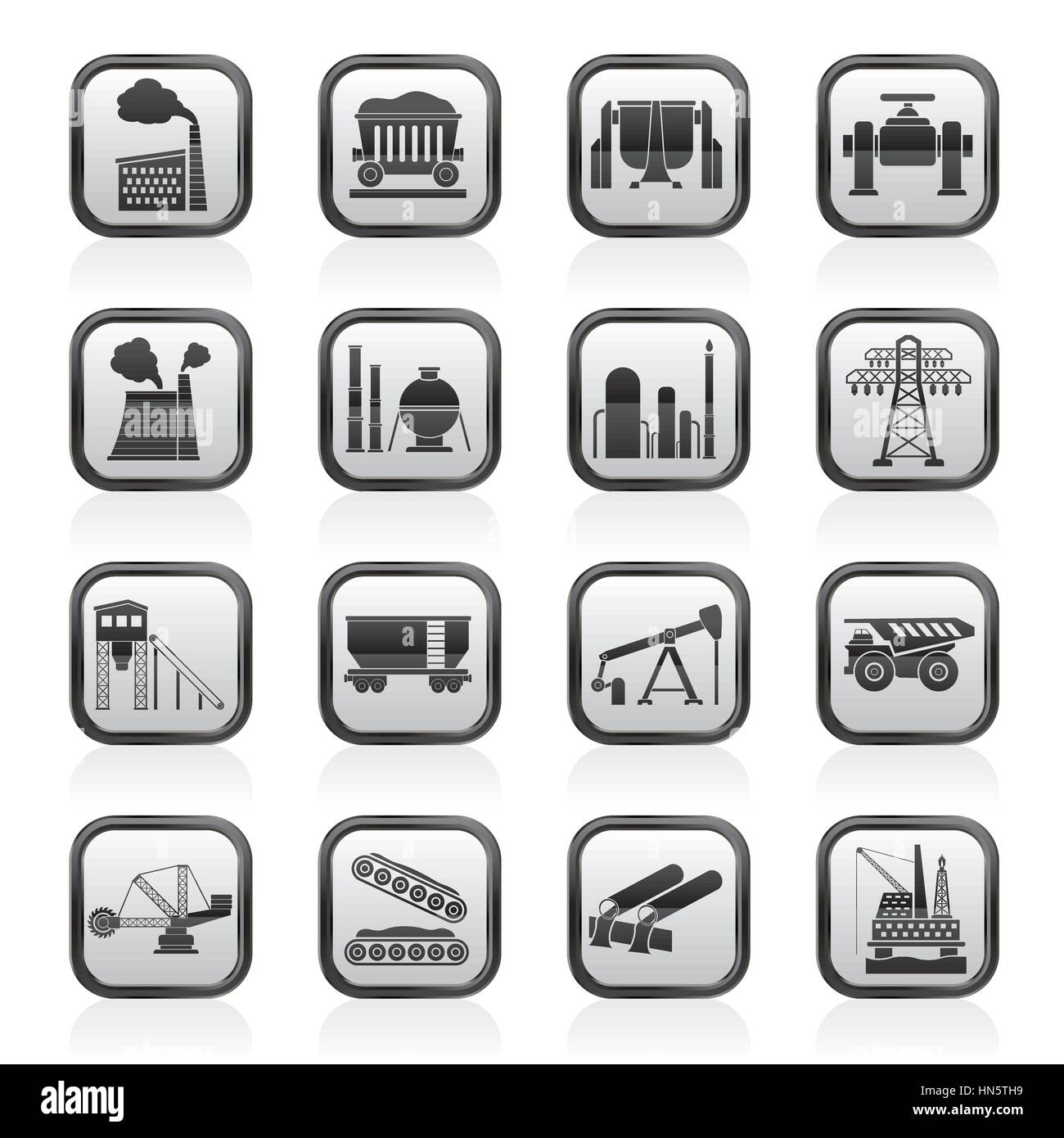 Metals factory Stock Vector Images - Alamy