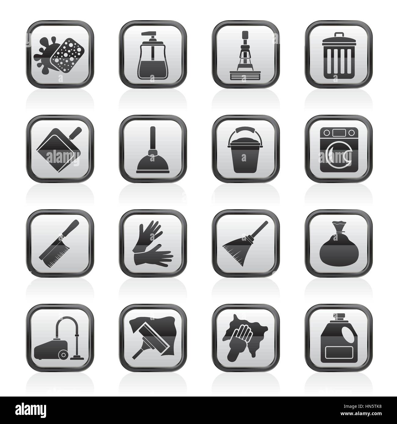 Cleaning and hygiene icons Stock Vector Image & Art - Alamy
