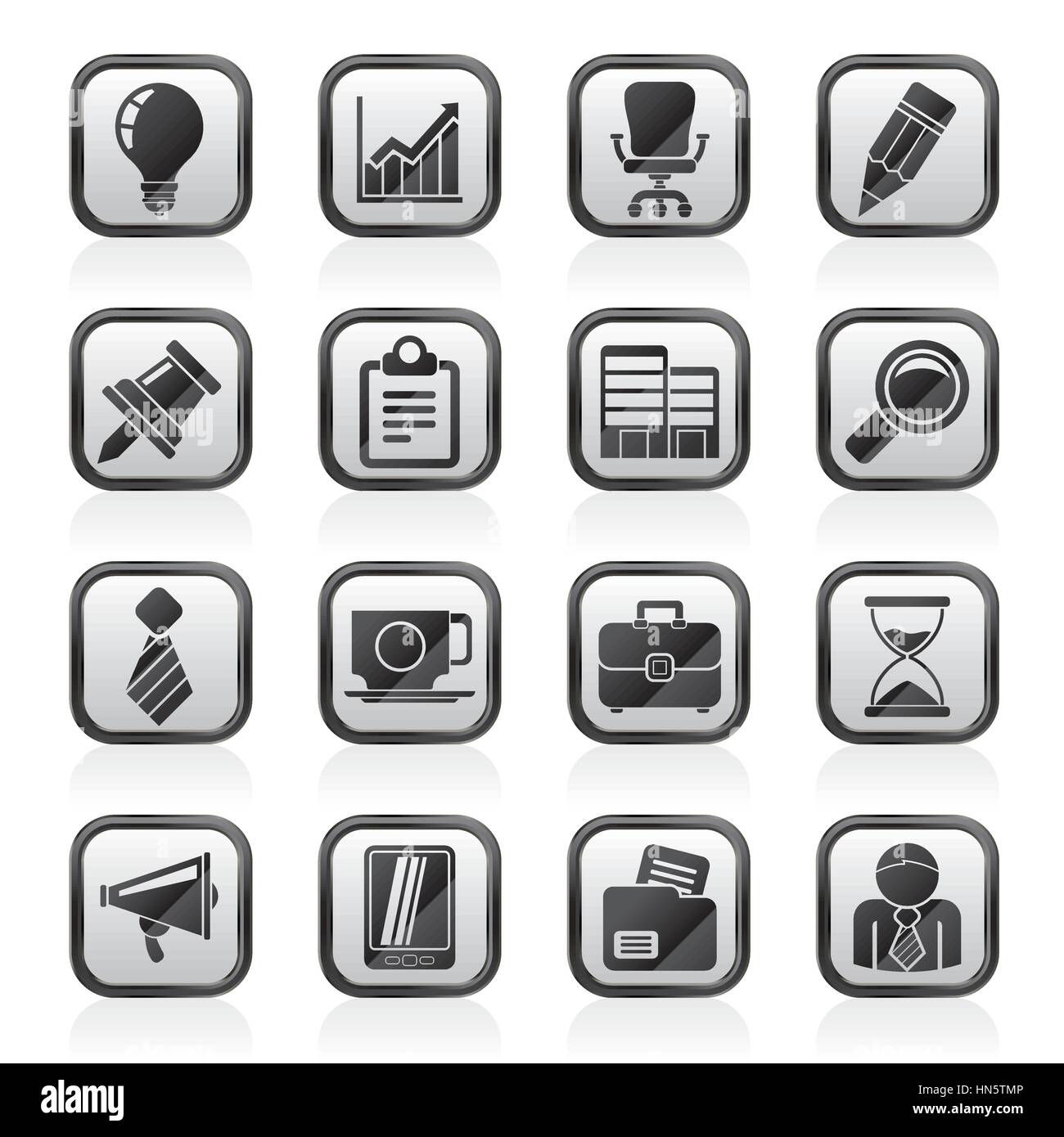 Business and office icons Stock Vector Image & Art - Alamy