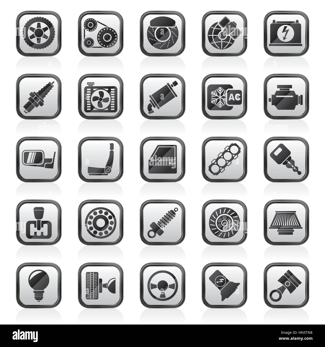 Car alternator Stock Vector Images - Alamy