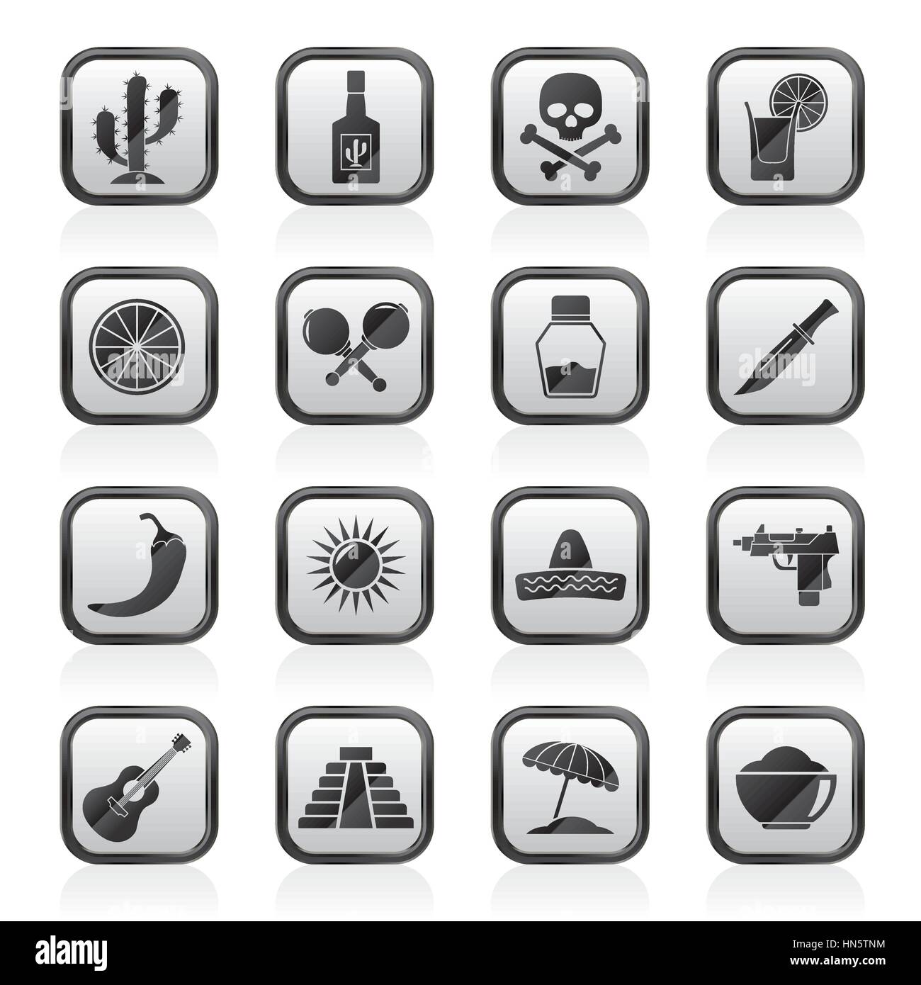 Umbrella mexican culture Stock Vector Images - Alamy