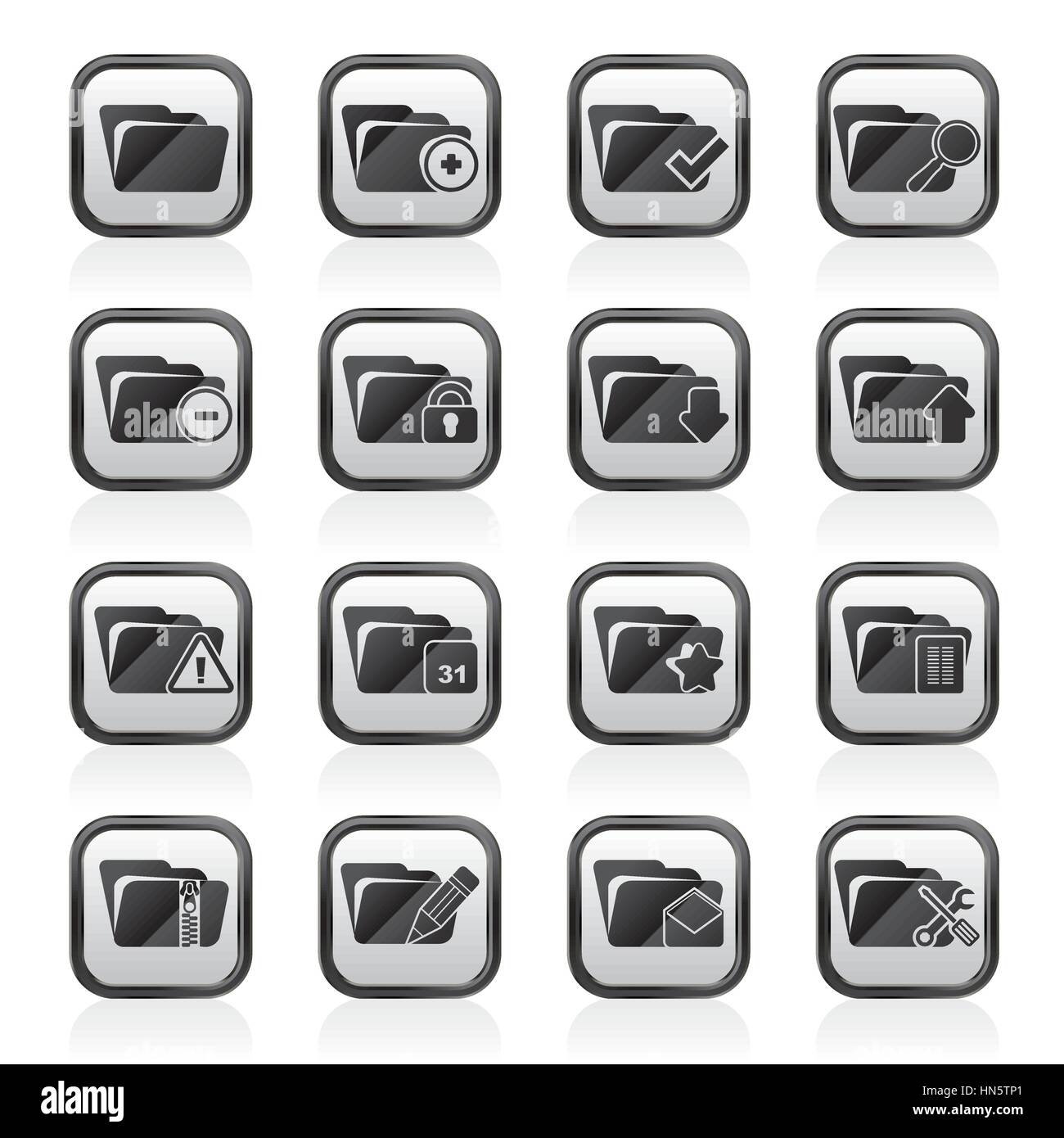 Folder result Stock Vector Images - Alamy