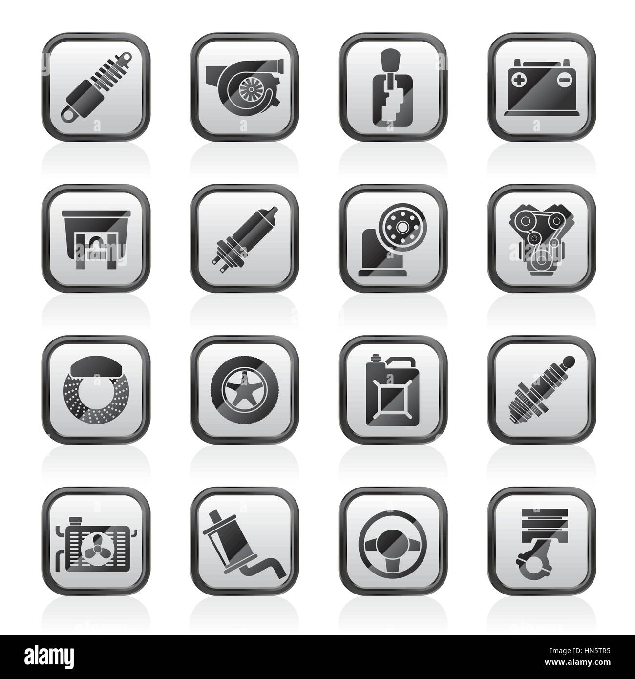 Car part Stock Vector Images - Alamy