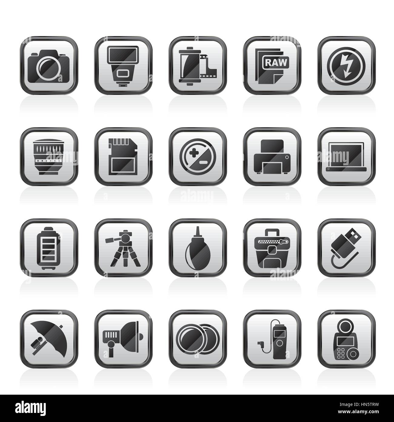 Cleaning camera Stock Vector Images - Alamy