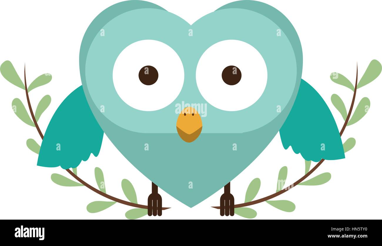 blue bird shaped heart icon image, vector illustration Stock Vector ...