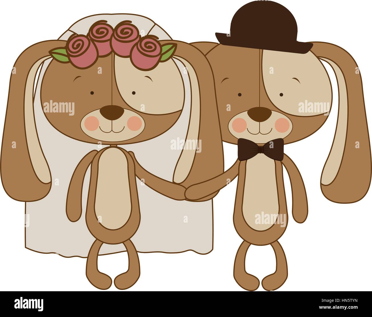 dogs married icon image, vector illustration design Stock Vector Image ...