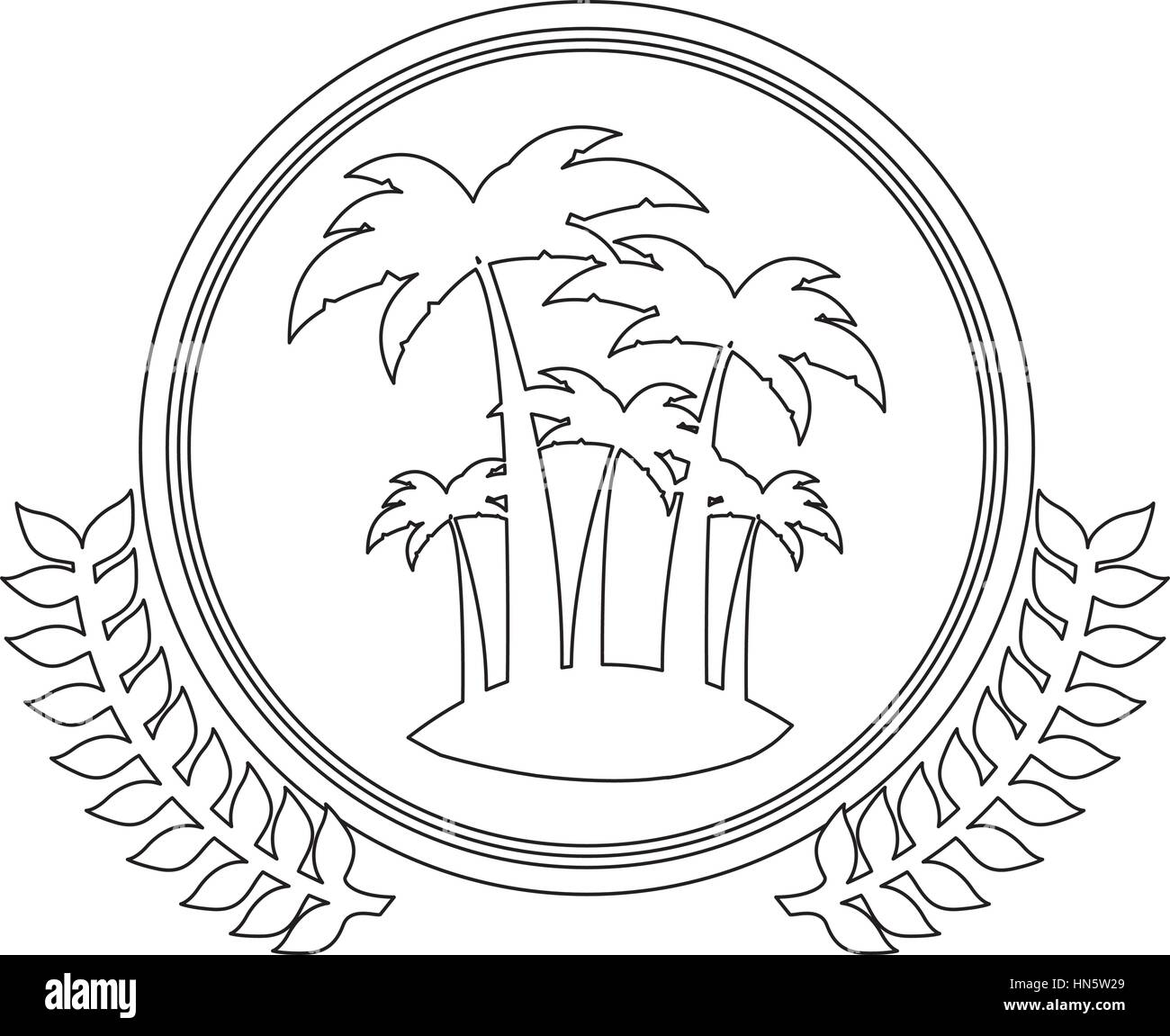 symbol figure island icon image, vector illustration Stock Vector Image ...