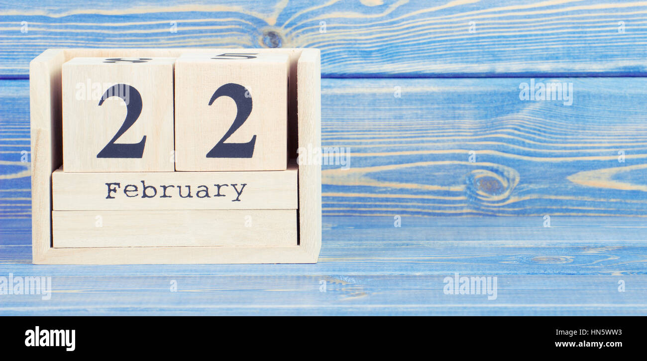 February 22 calendar hi-res stock photography and images - Alamy