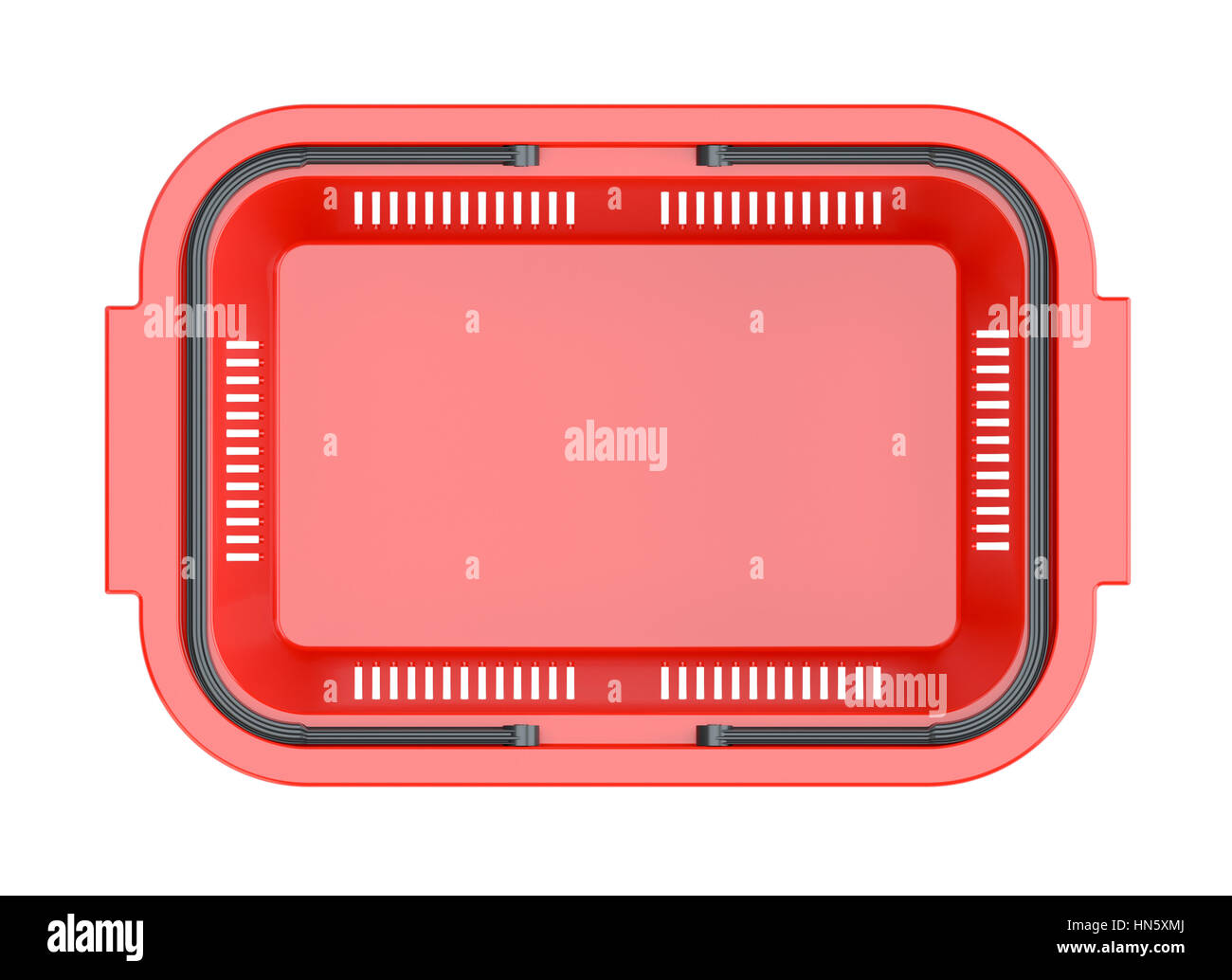 Red shopping basket Stock Photo - Alamy