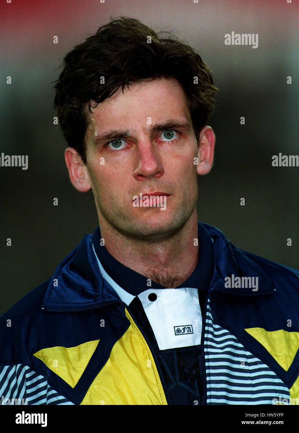 CRAIG LEVEIN SCOTLAND & HEARTS FC 06 May 1993 Stock Photo - Alamy