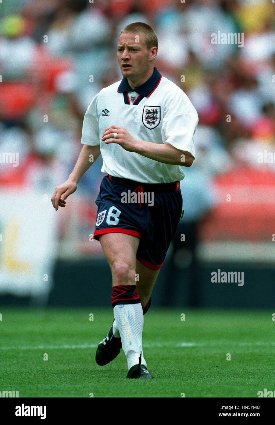 DAVID BATTY ENGLAND & LEEDS UNITED FC 29 June 1993 Stock Photo - Alamy