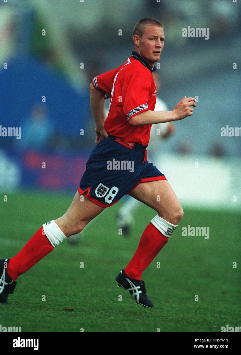 DAVID BATTY ENGLAND & LEEDS UNITED FC 29 June 1993 Stock Photo - Alamy