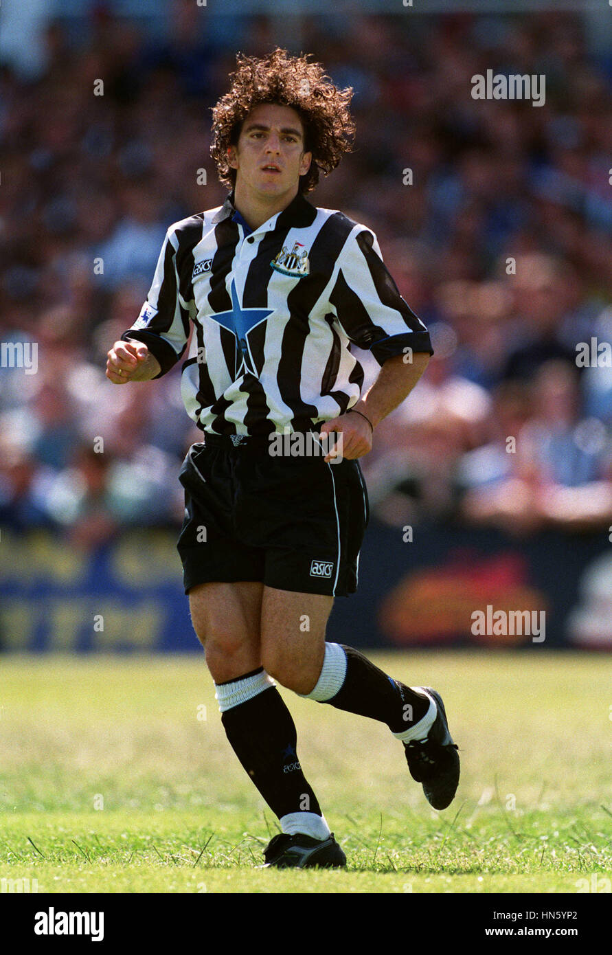 NICO PAPAVASILIOV NEWCASTLE UNITED FC 26 July 1993 Stock Photo - Alamy