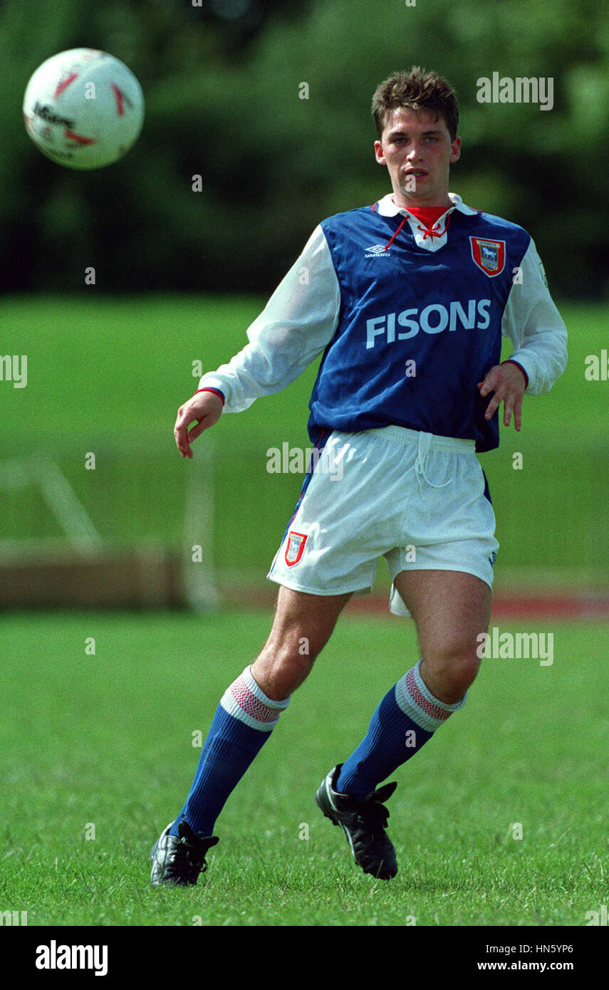 EDWARD YOUDS IPSWICH TOWN FC 02 August 1993 Stock Photo - Alamy