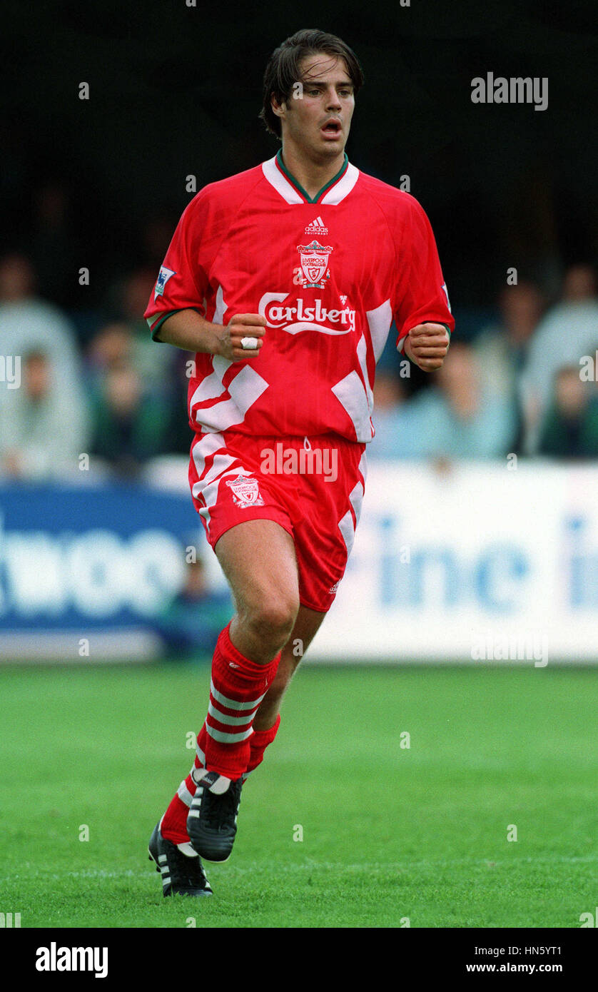 JAMIE REDKNAPP LIVERPOOL FC 02 August 1993 Stock Photo - Alamy
