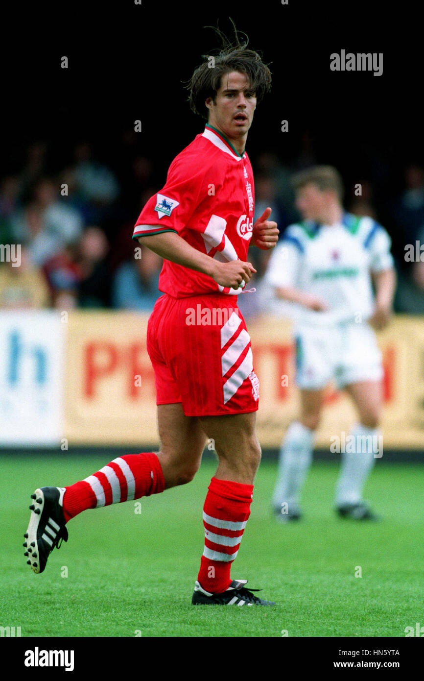 JAMIE REDKNAPP LIVERPOOL FC 02 August 1993 Stock Photo - Alamy