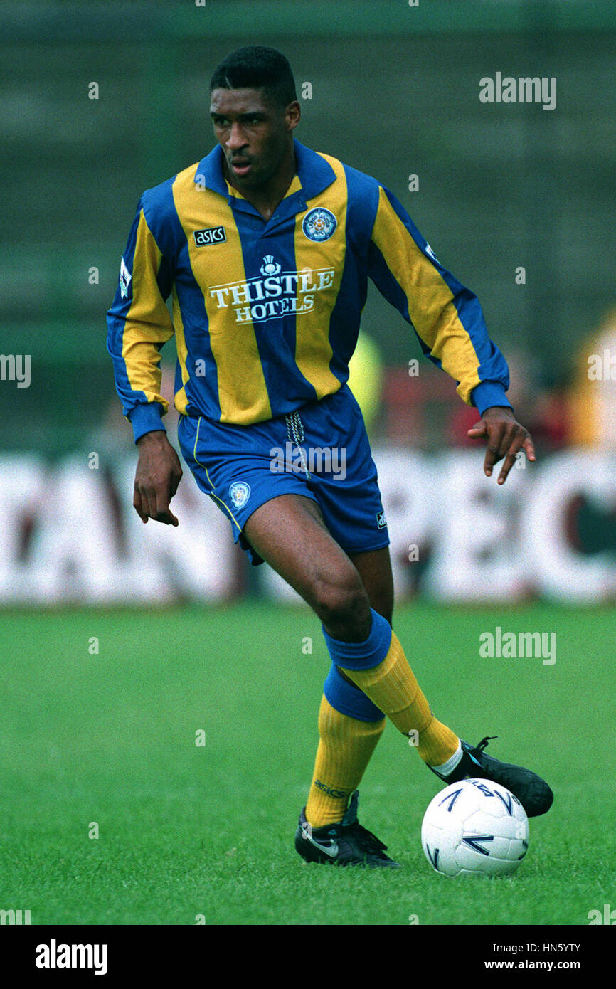 BRIAN DEANE LEEDS UNITED FC 02 August 1993 Stock Photo - Alamy