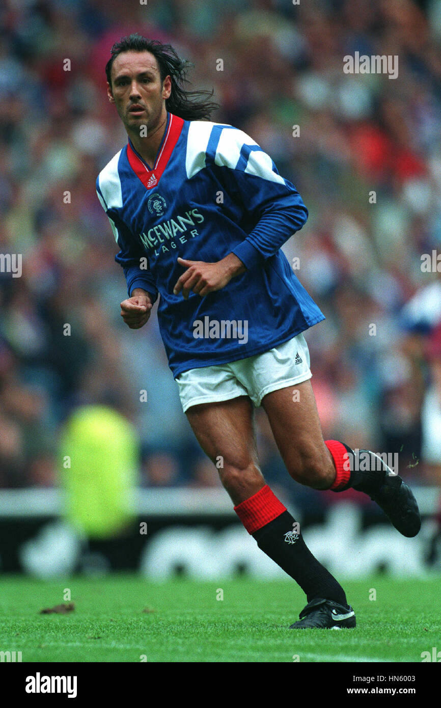 MARK HATELEY GLASGOW RANGERS FC 08 August 1993 Stock Photo - Alamy