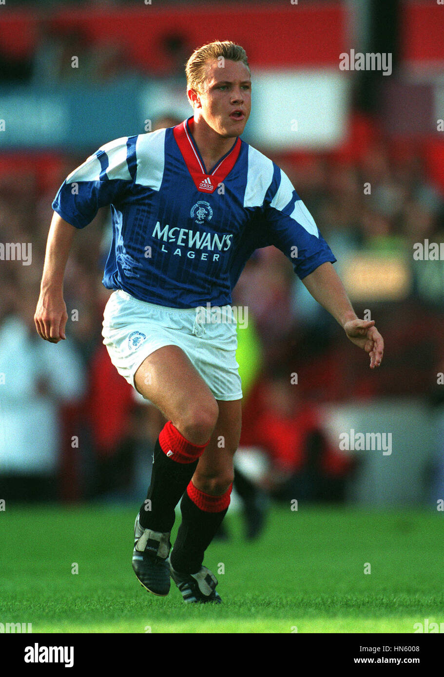 DAVID HAGEN RANGERS FC 08 August 1993 Stock Photo - Alamy