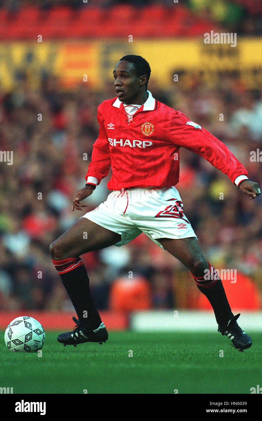 PAUL INCE MANCHESTER UNITED FC 20 August 1993 Stock Photo - Alamy
