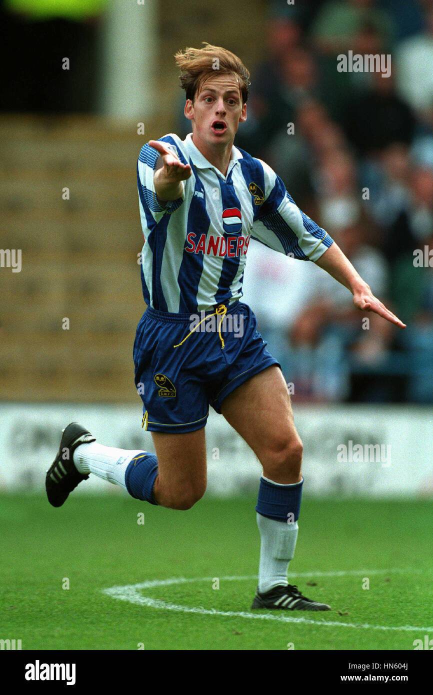 GRAHAM HYDE SHEFFIELD WEDNESDAY FC 20 September 1993 Stock Photo - Alamy
