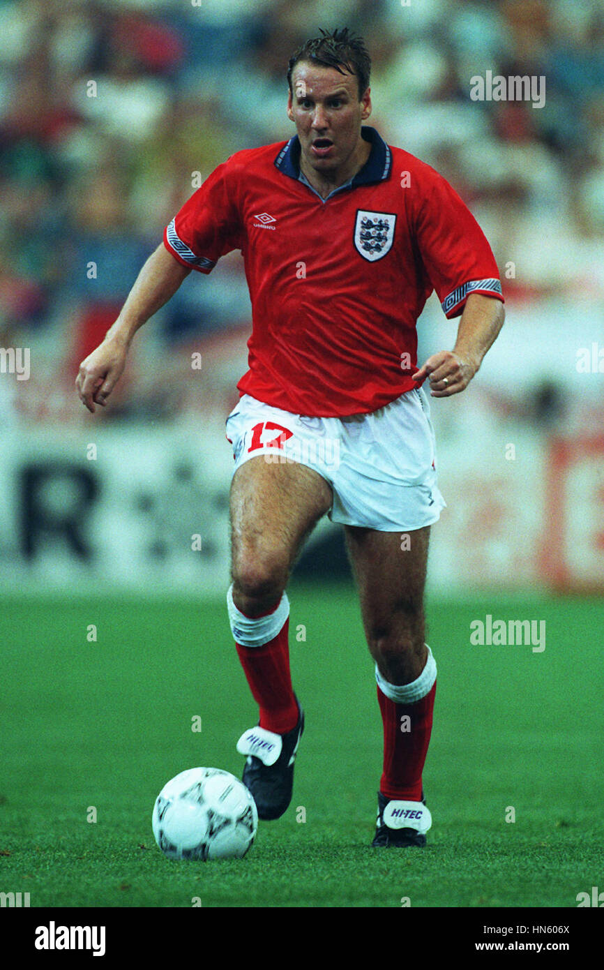 PAUL MERSON ENGLAND & ARSENAL FC 29 June 1993 Stock Photo - Alamy